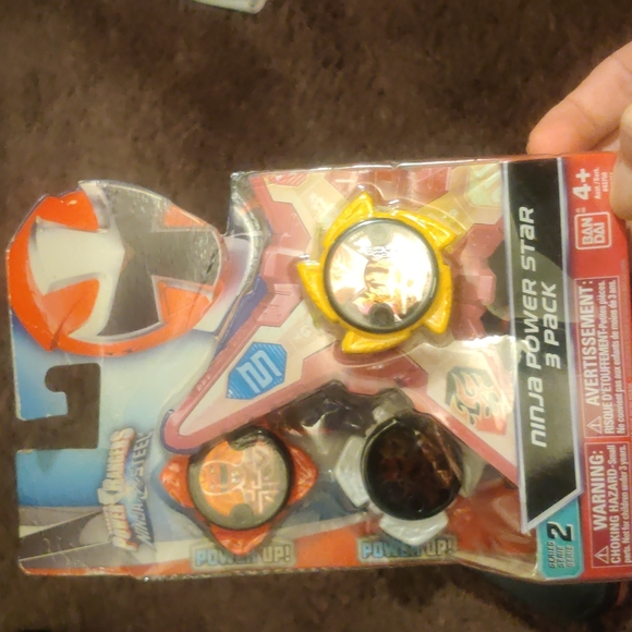 Ban Dai | Toys | Power Rangers Ninja Steel Series 2 Red White Orange ...